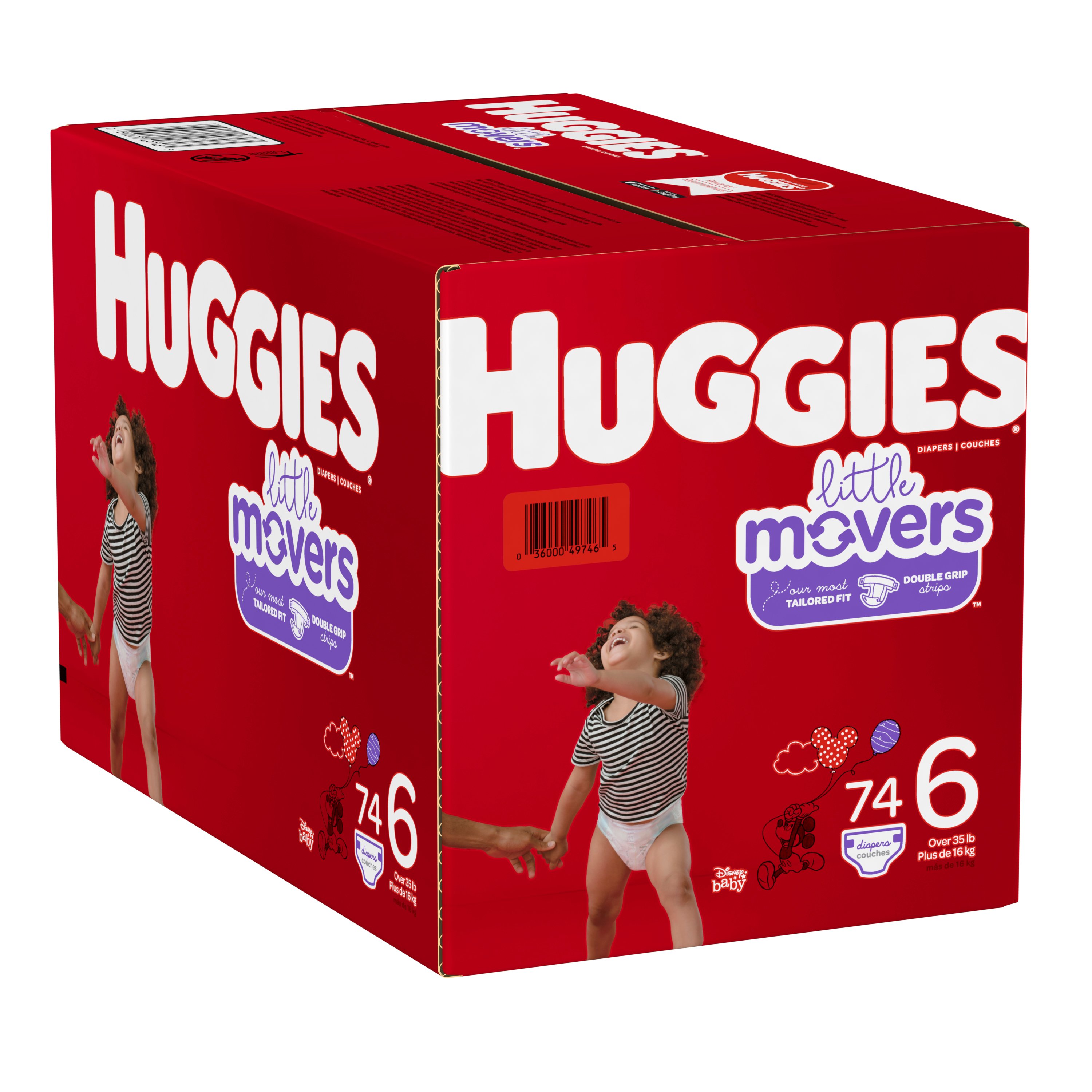 Huggies Little Movers Diapers 74 ct - Shop Diapers at H-E-B