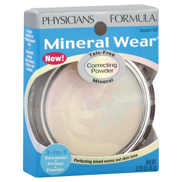 Physicians Formula Mineral Wear Translucent Correcting Powder - Shop ...