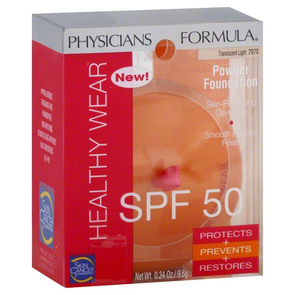 Physicians Formula Healthy Wear Translucent Light Powder Foundation SPF ...