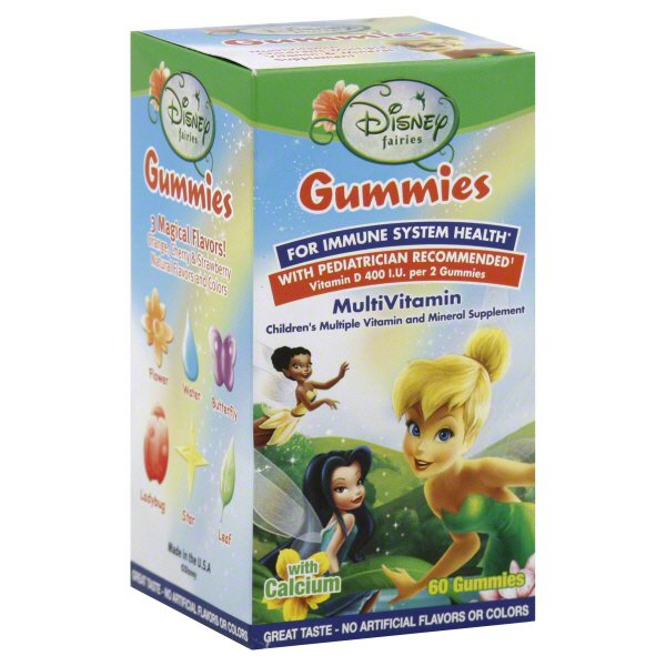 Disney Fairies Multivitamin and Mineral Supplement Gummies - Shop ...