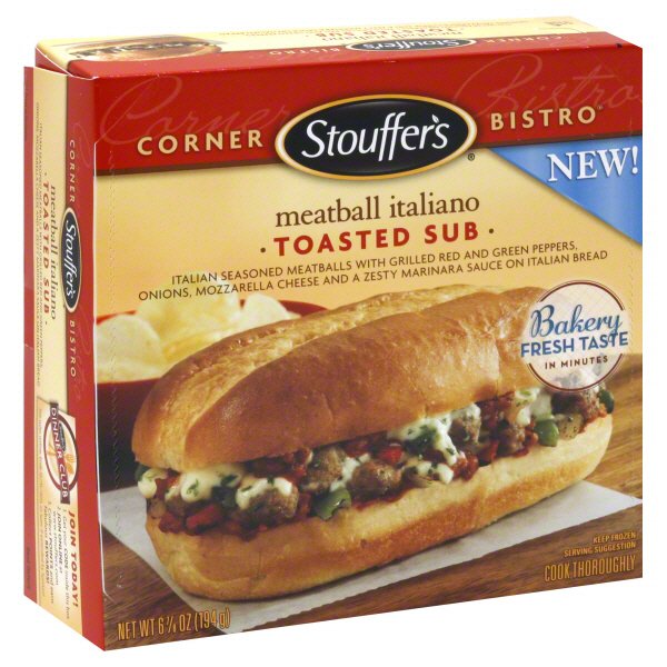 Stouffer's Corner Bistro Meatball Italiano Toasted Sub - Shop Meals ...
