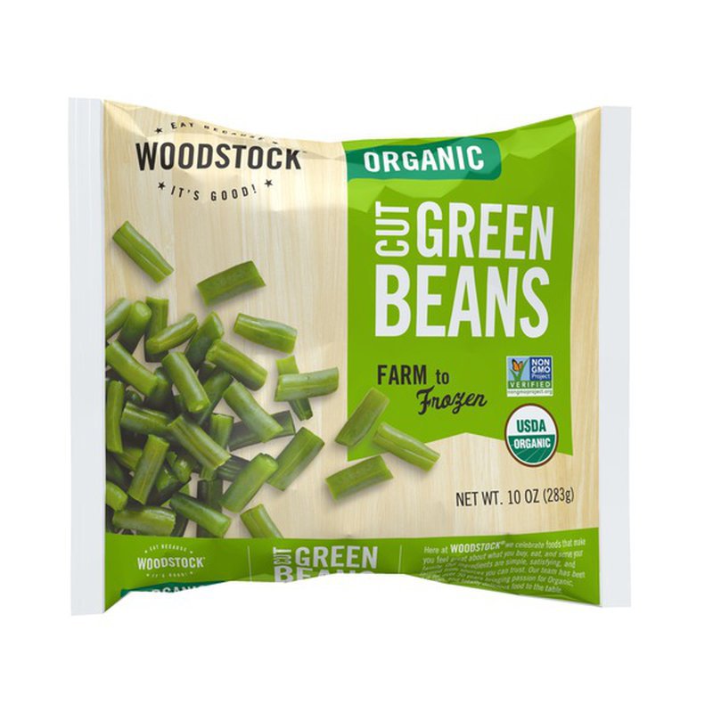 Woodstock Organic Cut Green Beans - Shop Vegetables at H-E-B