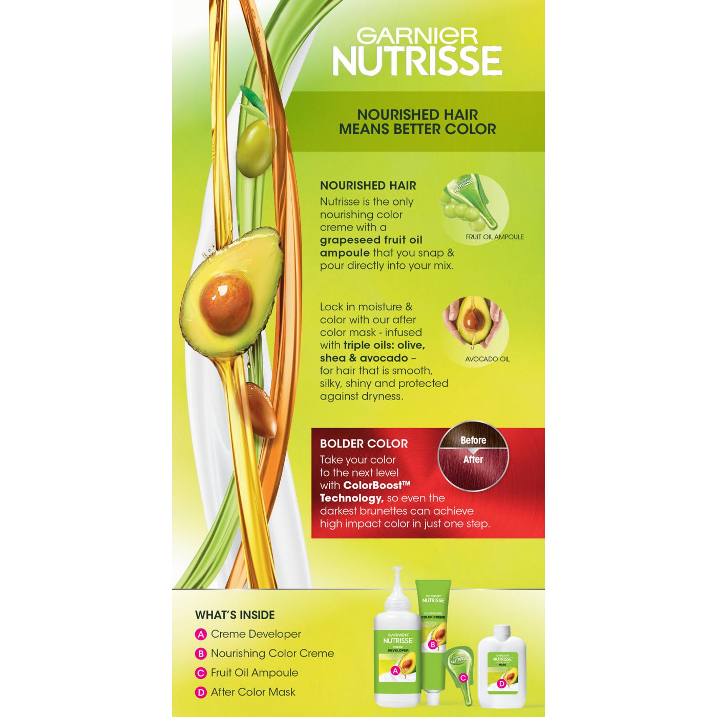 Garnier Nutrisse Ultra Color Nourishing Bold Permanent Hair Color Creme ...