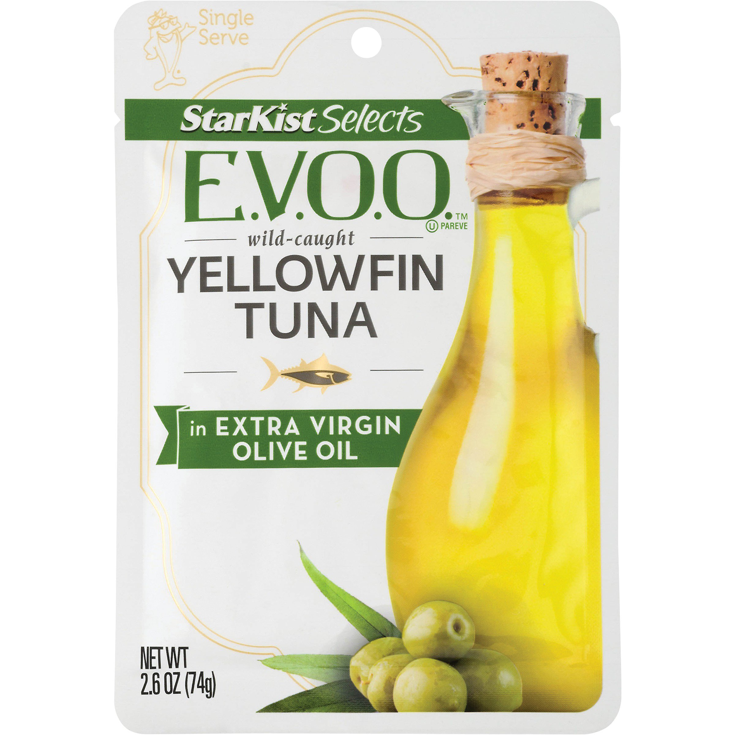 StarKist Selects Yellowfin Tuna in Extra Virgin Olive Oil Pouch - Shop ...