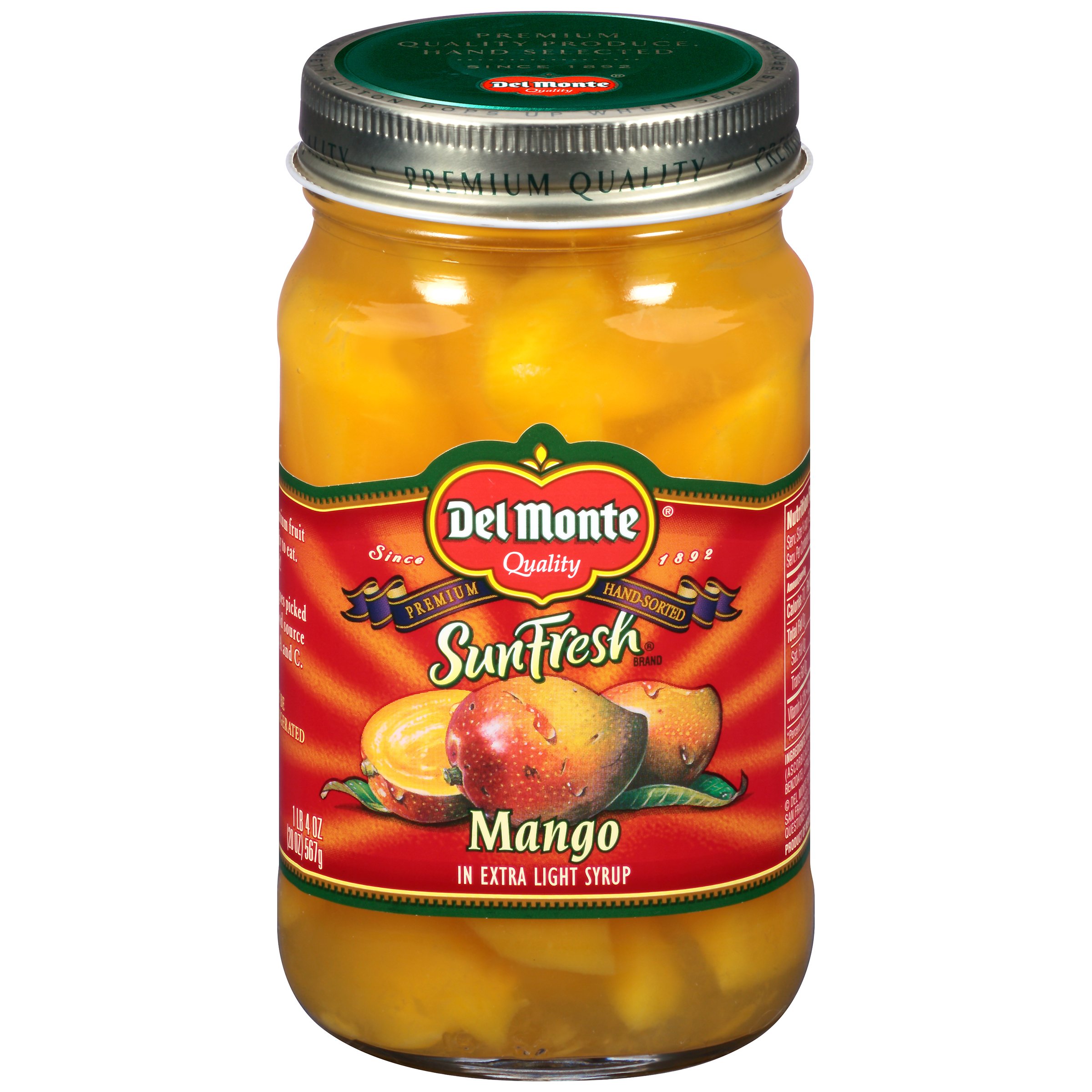 Del Monte Sun Fresh Mango In Extra Light Syrup - Shop Tropical ...