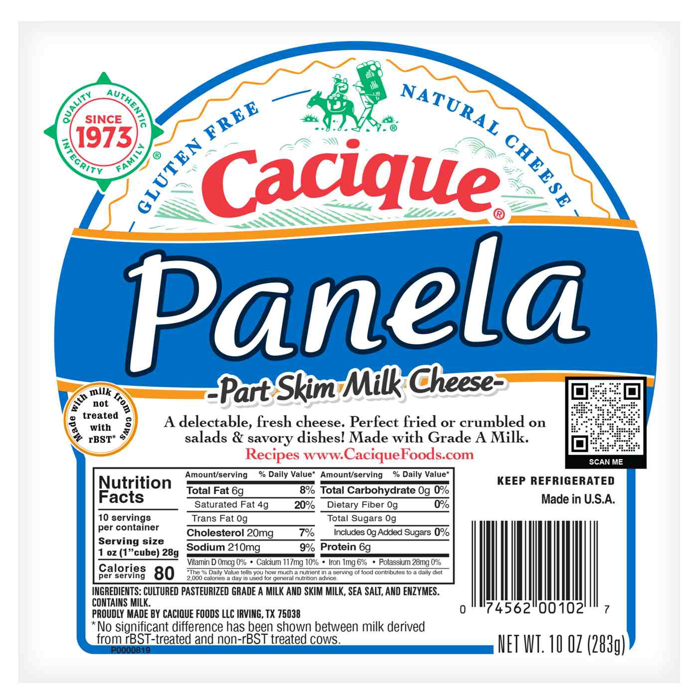 Cacique Panela Cheese - Shop Cheese at H-E-B