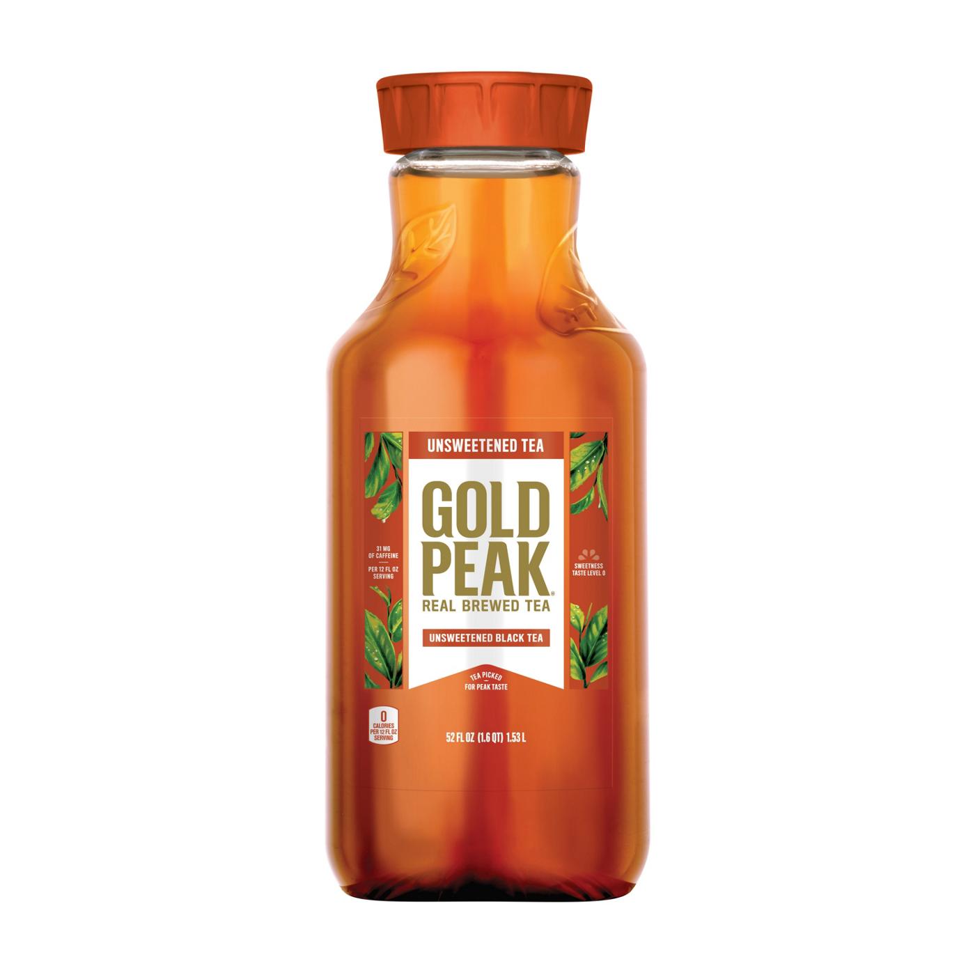 Gold Peak Unsweetened Black Iced Tea Drink - Shop Tea at H-E-B