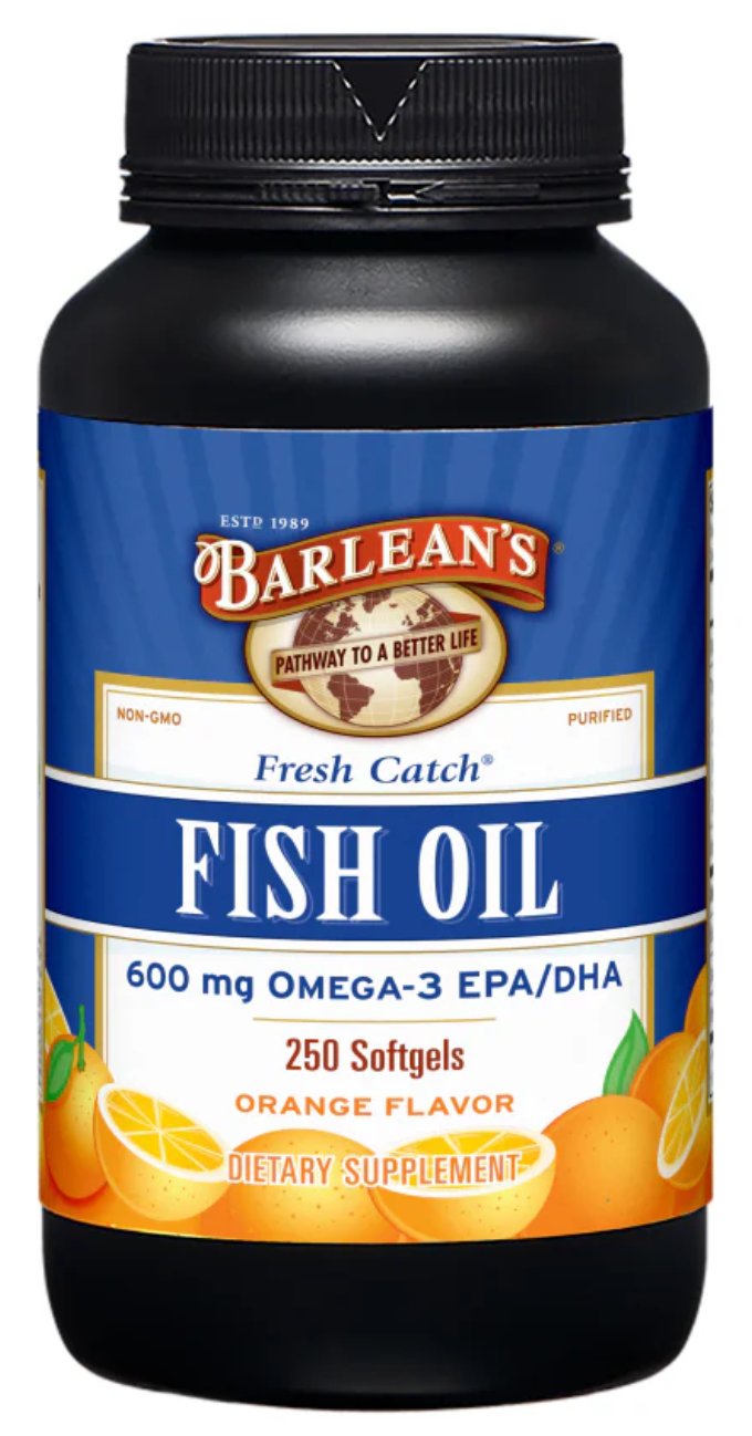 Barlean's Fresh Catch Fish Oil Softgels - Orange Flavor - Shop Diet ...