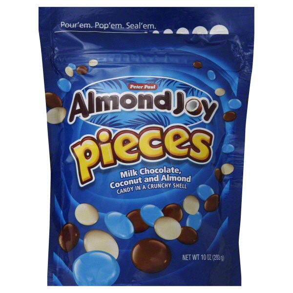 Almond Joy Pieces Milk Chocolate Coconut And Almond Candy - Shop Candy ...