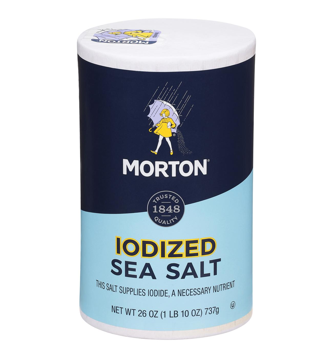 Morton All-Purpose Iodized Sea Salt - Shop Herbs & spices at H-E-B