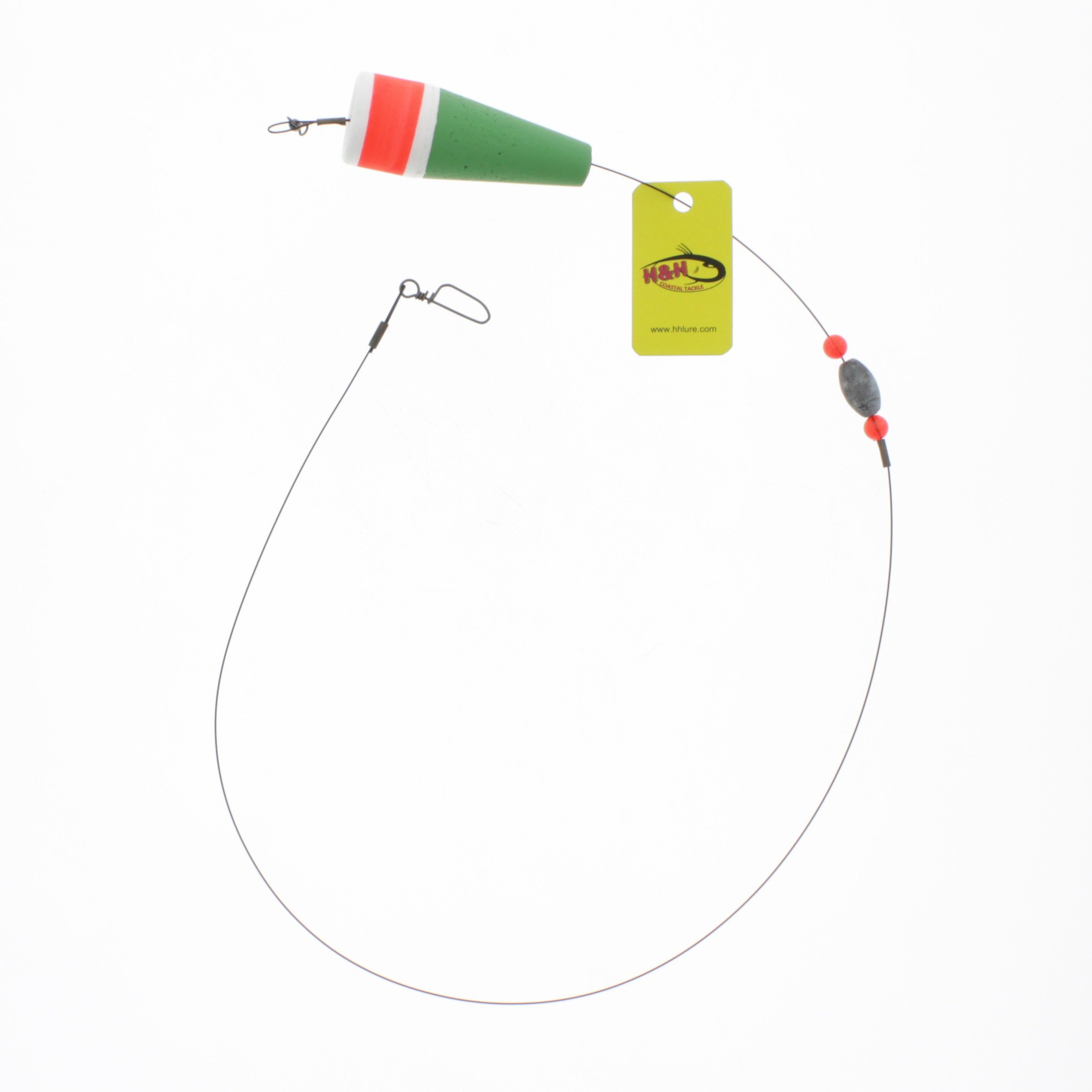 H & H Coastal Tackle Wire Popin Float Leader Red/Green 3" - Shop ...