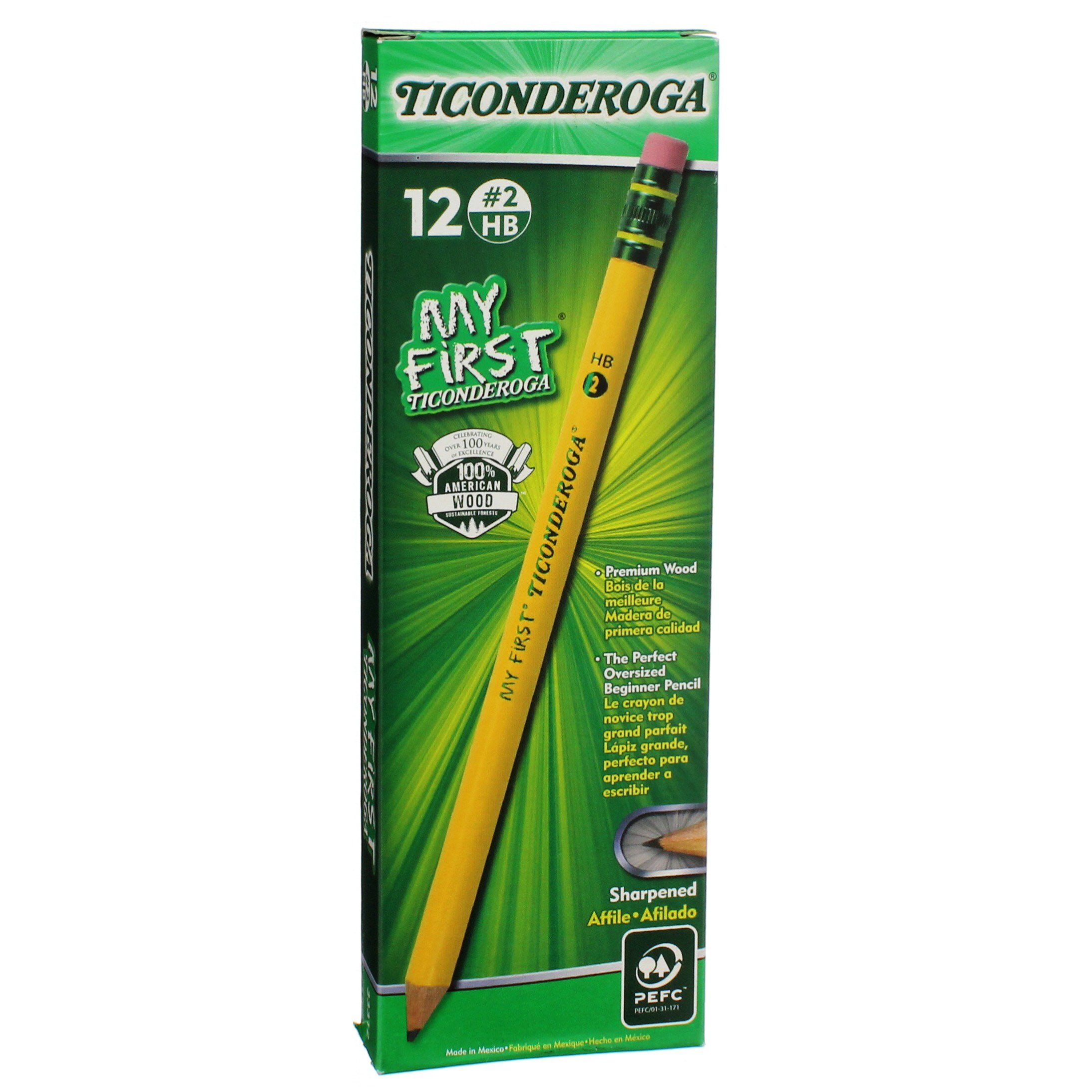 Ticonderoga My First Woodcase #2 Pencil - Shop Pencils at H-E-B