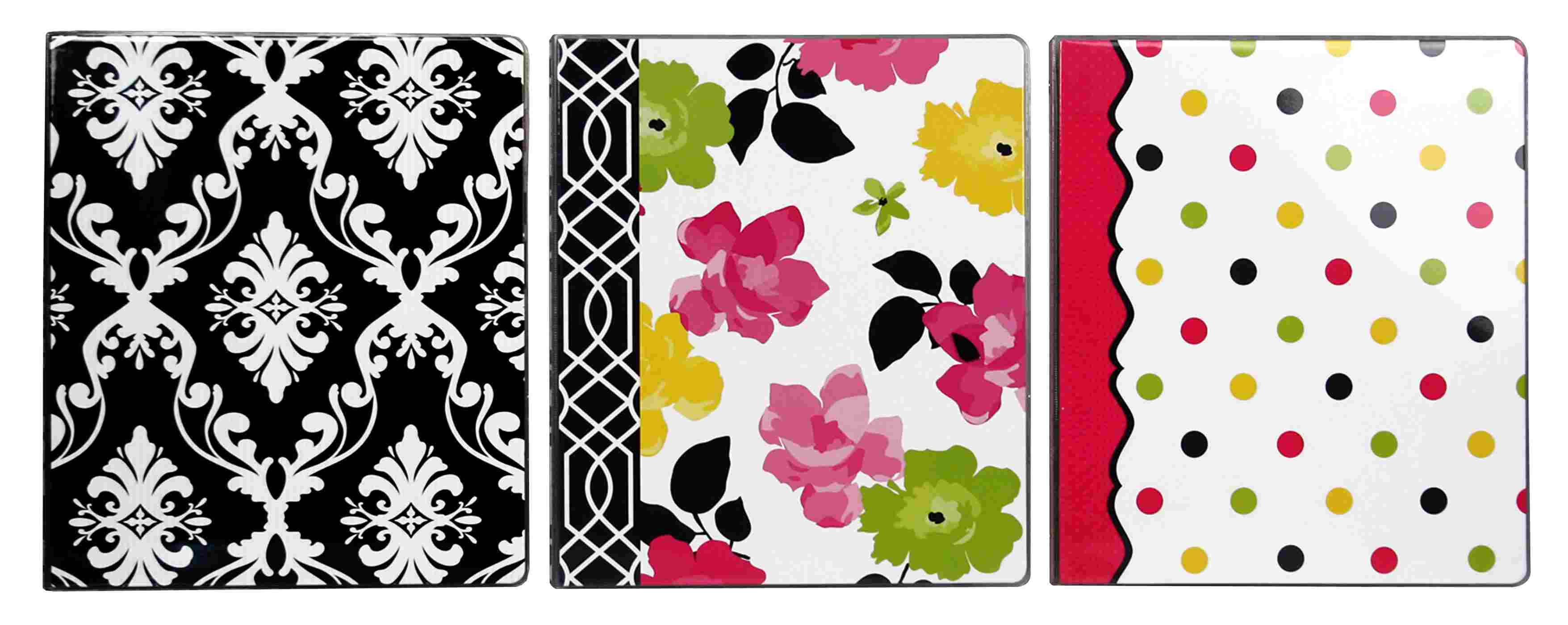 CPP International Simply Chic 1" Vinyl Binder, Colors & Designs May ...