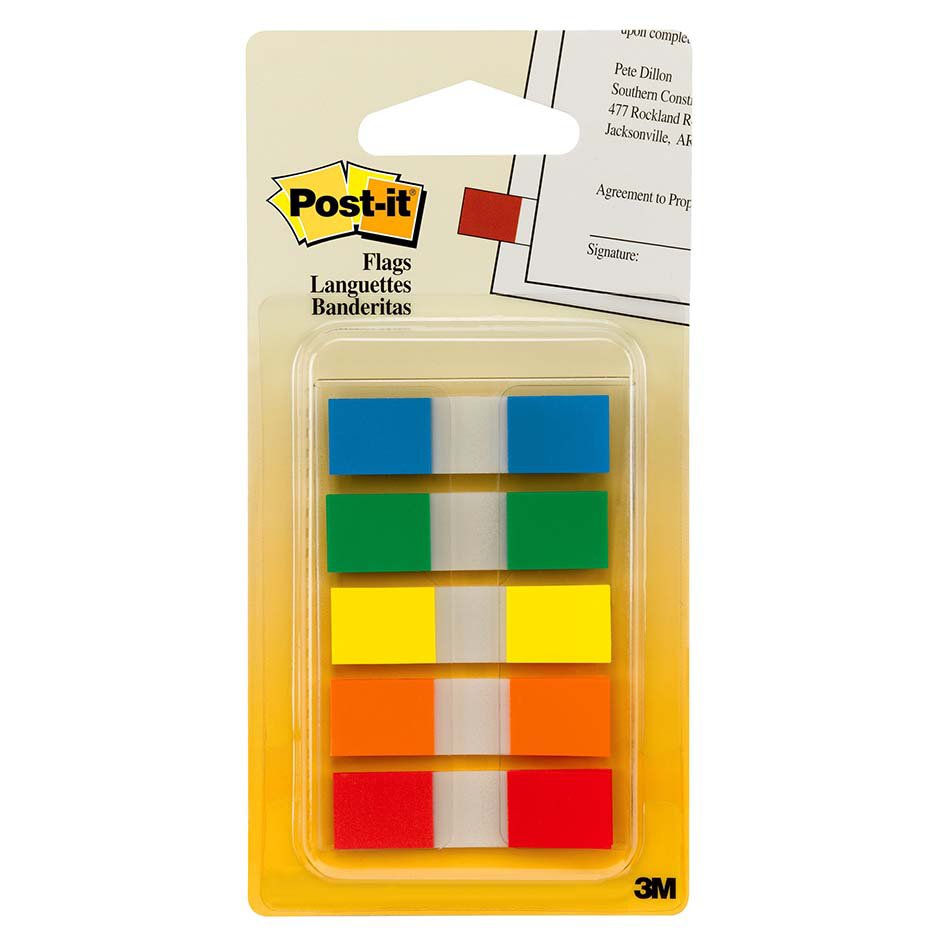 Post-it Multi Color Flags - Shop Sticky notes & index cards at H-E-B