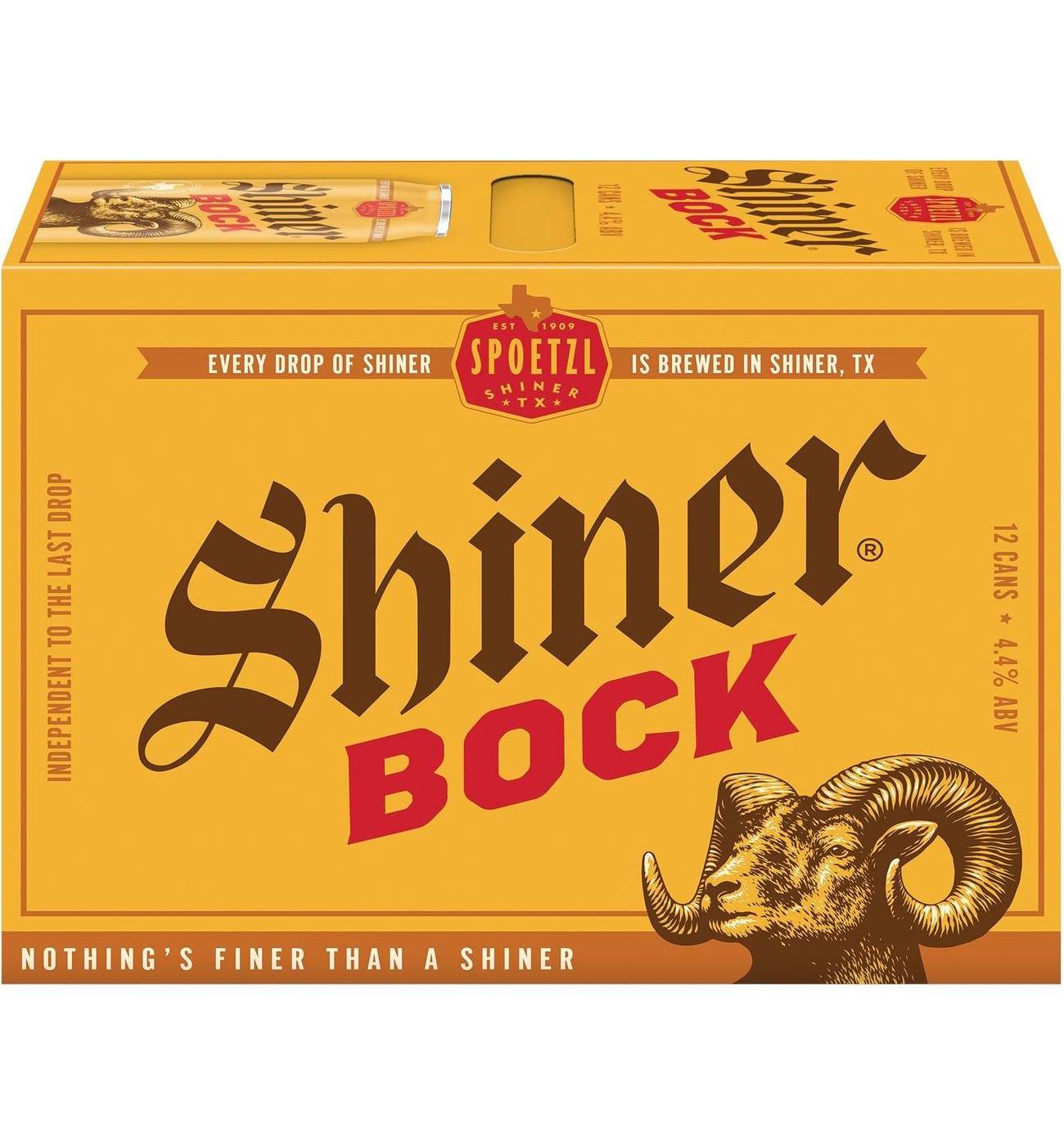 Shiner Bock Craft Beer 12 pk Cans - Shop Beer at H-E-B