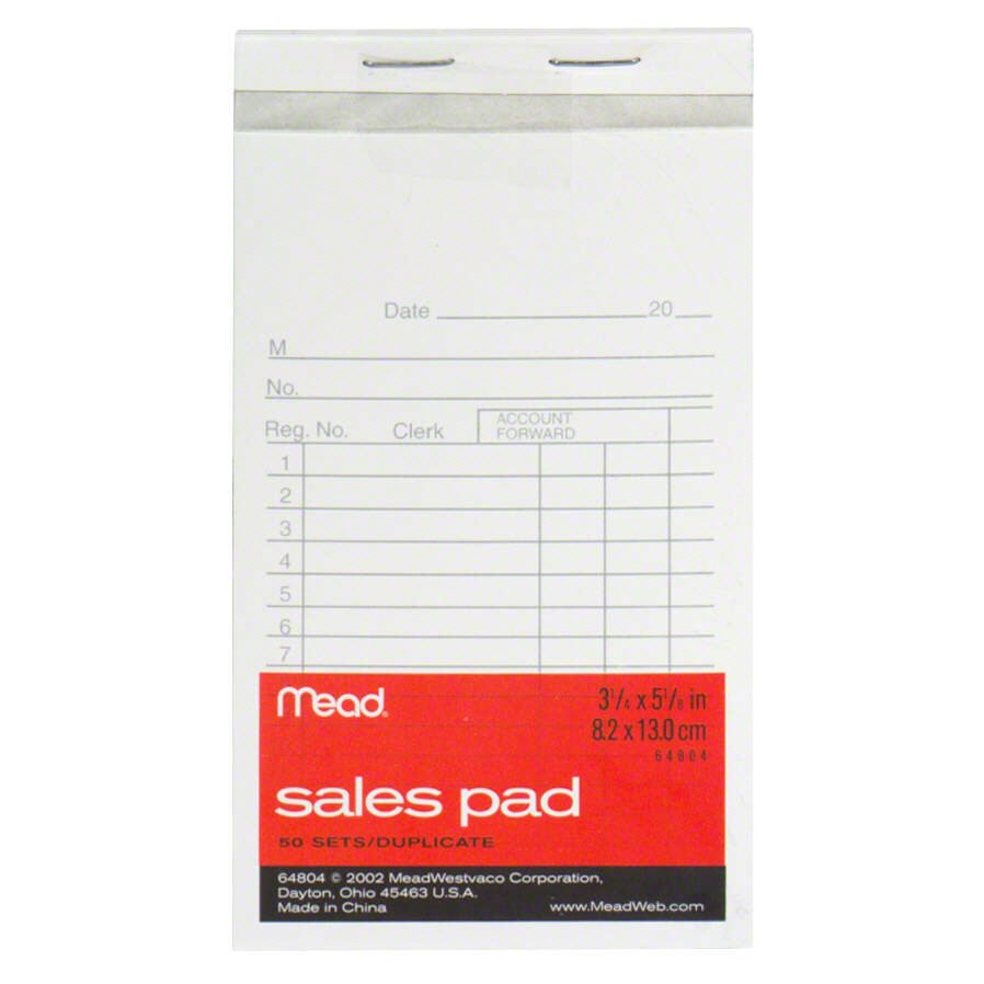 Mead Sales Pad With Duplicates - Shop School & Office Supplies at H-E-B