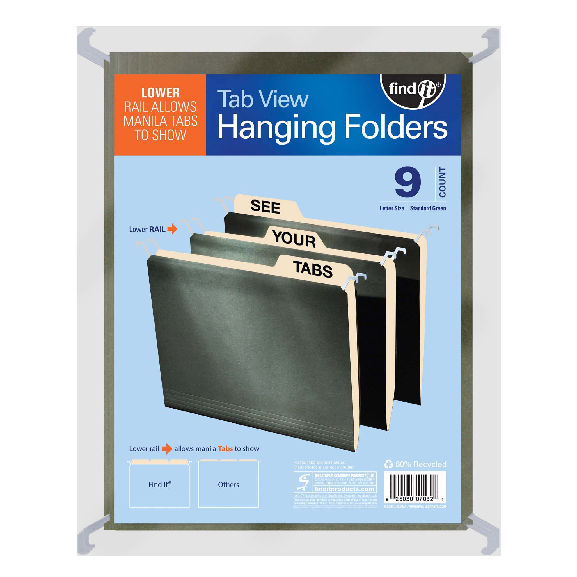 Find It Green Letter Hanging Folders - Shop Folders at H-E-B