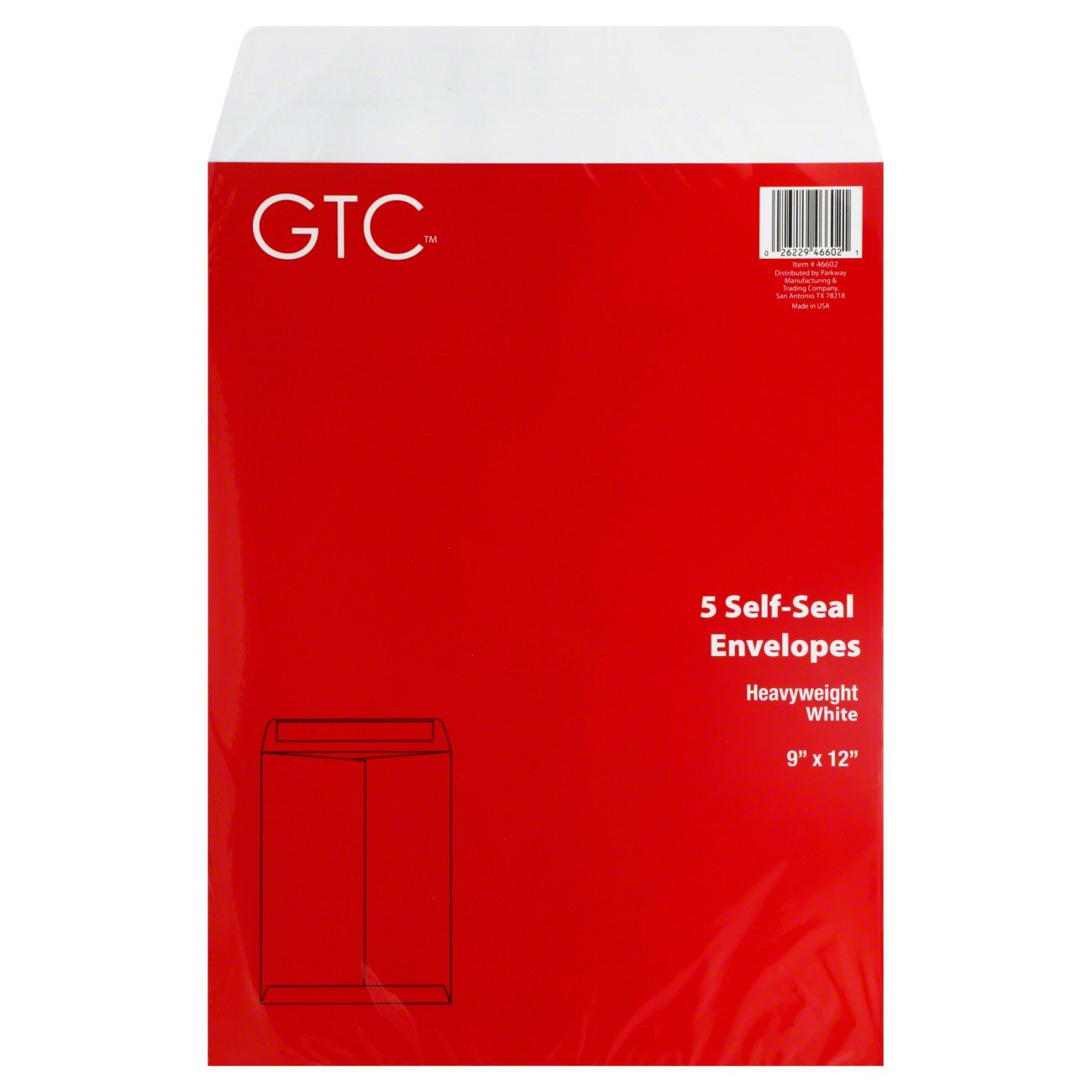 GTC 9 x 12 In Self-Seal Heavyweight White Envelopes - Shop Envelopes ...