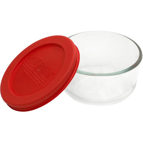 Pyrex 1 Cup Storage Round with Red Lid - Shop Food storage at H-E-B