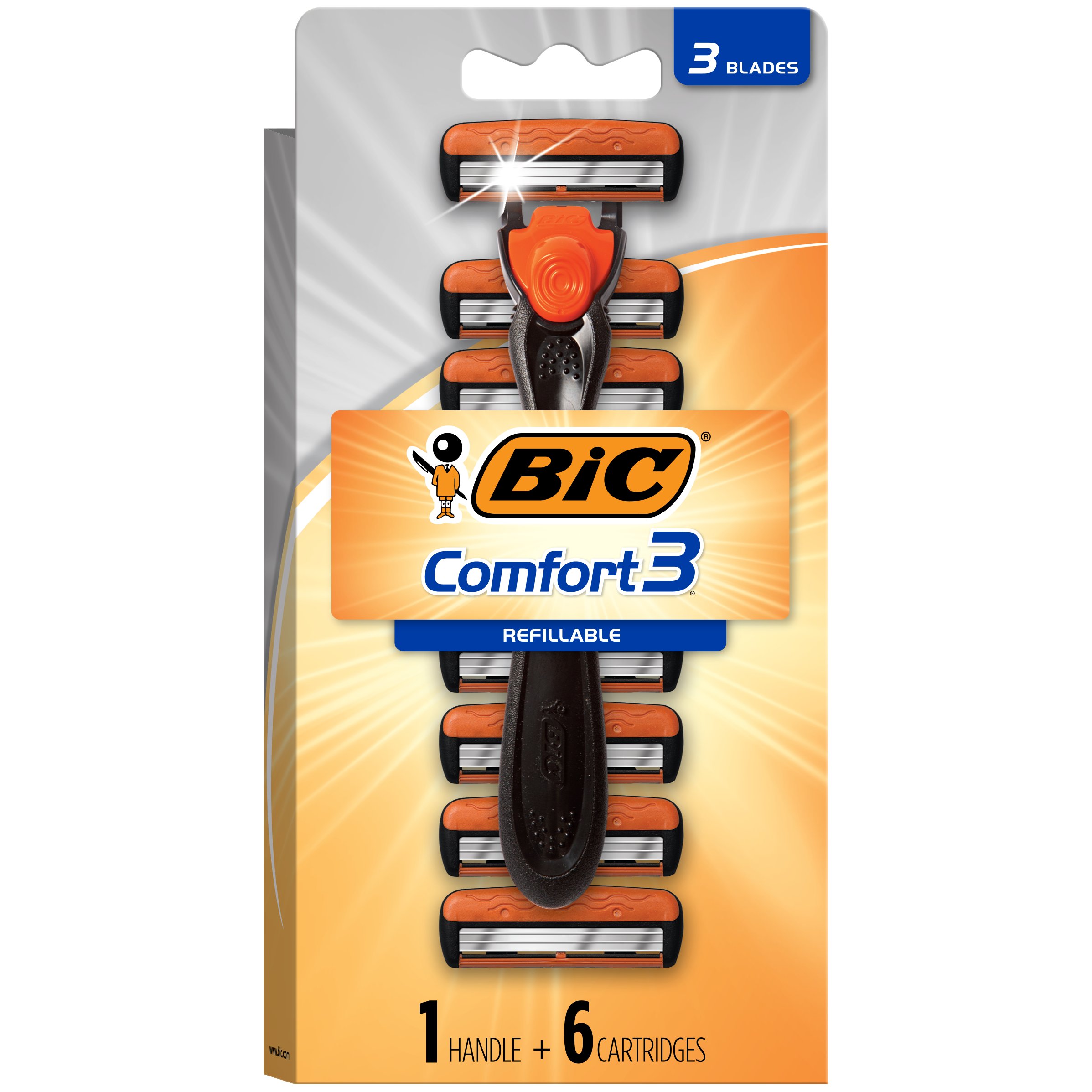 BIC Comfort 3 Blades Disposable Shaver Set - Shop Razors & blades at H-E-B