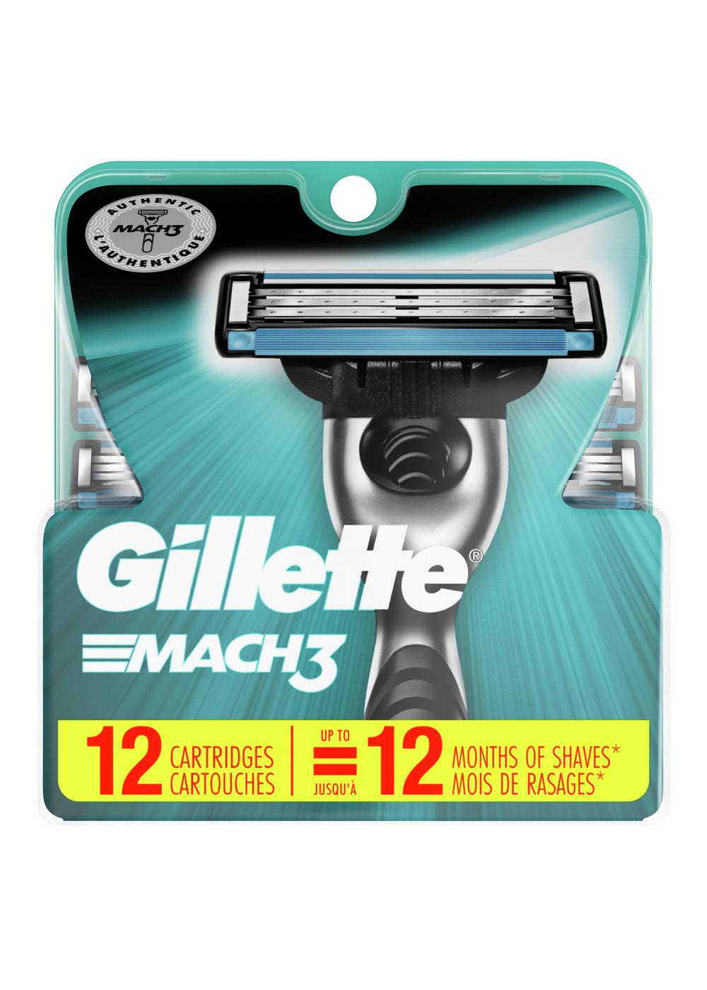 Gillette Mach3 Razor Blade Refills - Shop Razors & blades at H-E-B