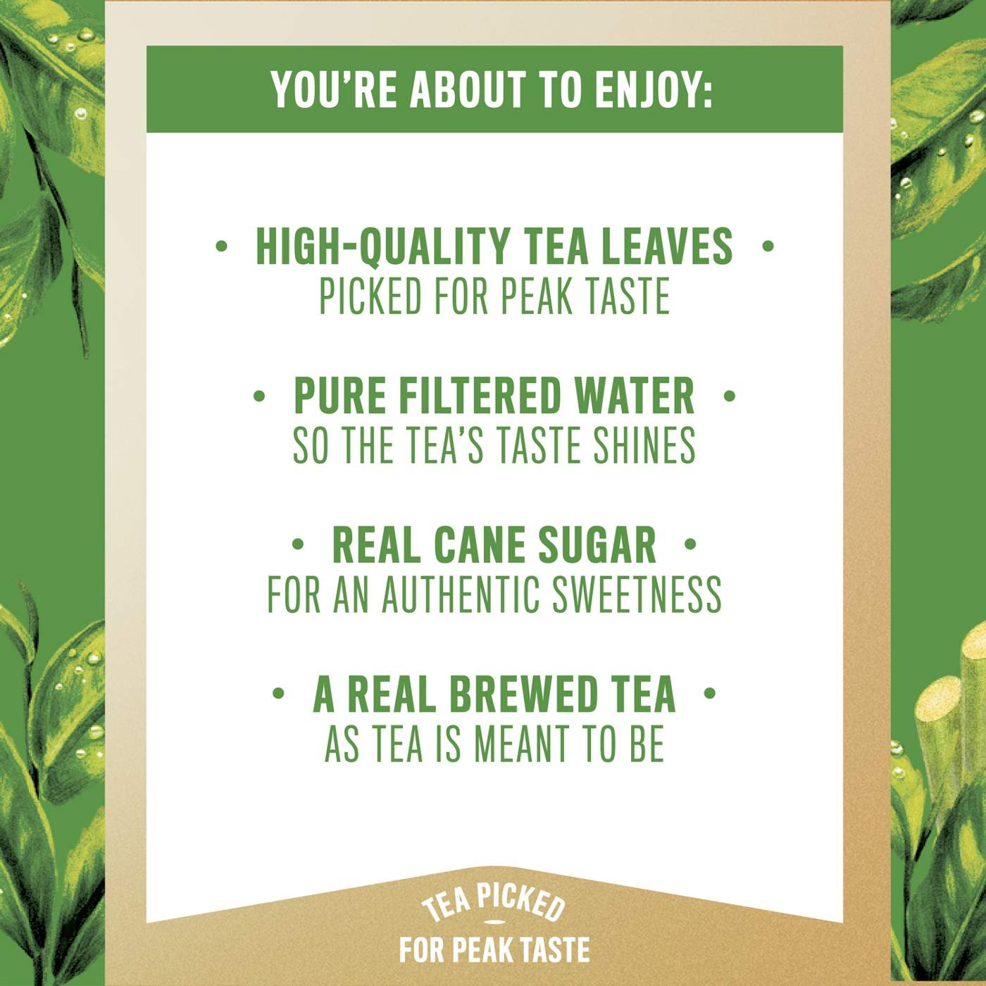 Gold Peak Sweetened Green Iced Tea Drink - Shop Tea at H-E-B