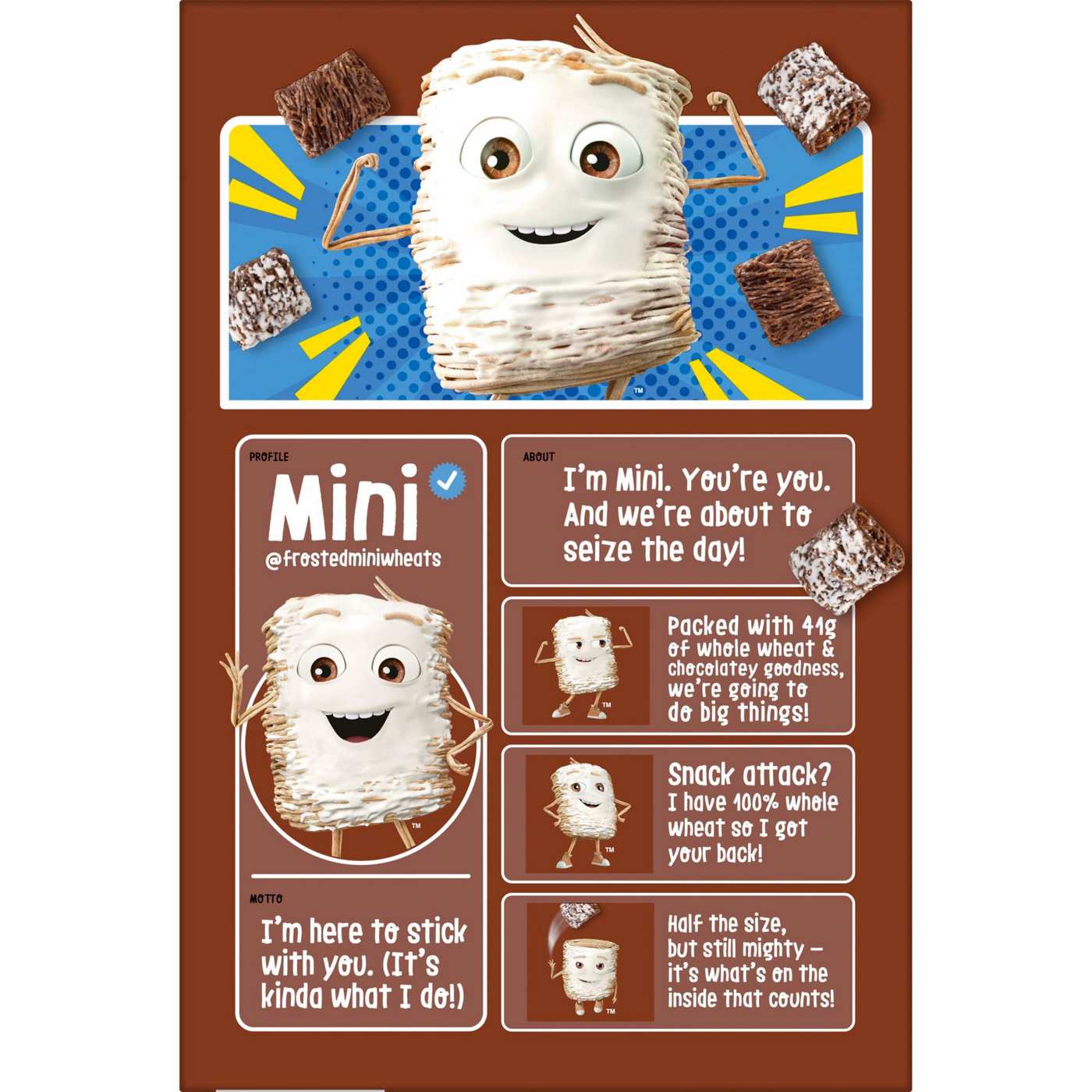 Kellogg's Frosted Mini-Wheats Little Bites Chocolate Cold Breakfast ...