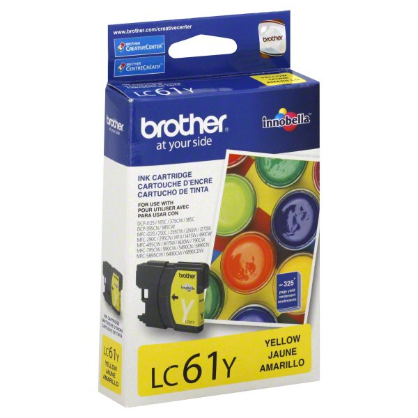Brother Yellow LC61Y Ink Cartridge - Shop at H-E-B