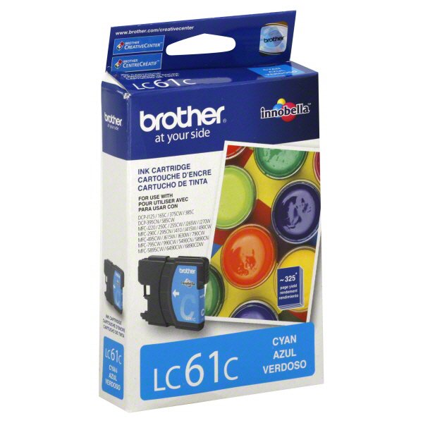 Brother Cyan LC61C Ink Cartridge - Shop Printer ink at H-E-B