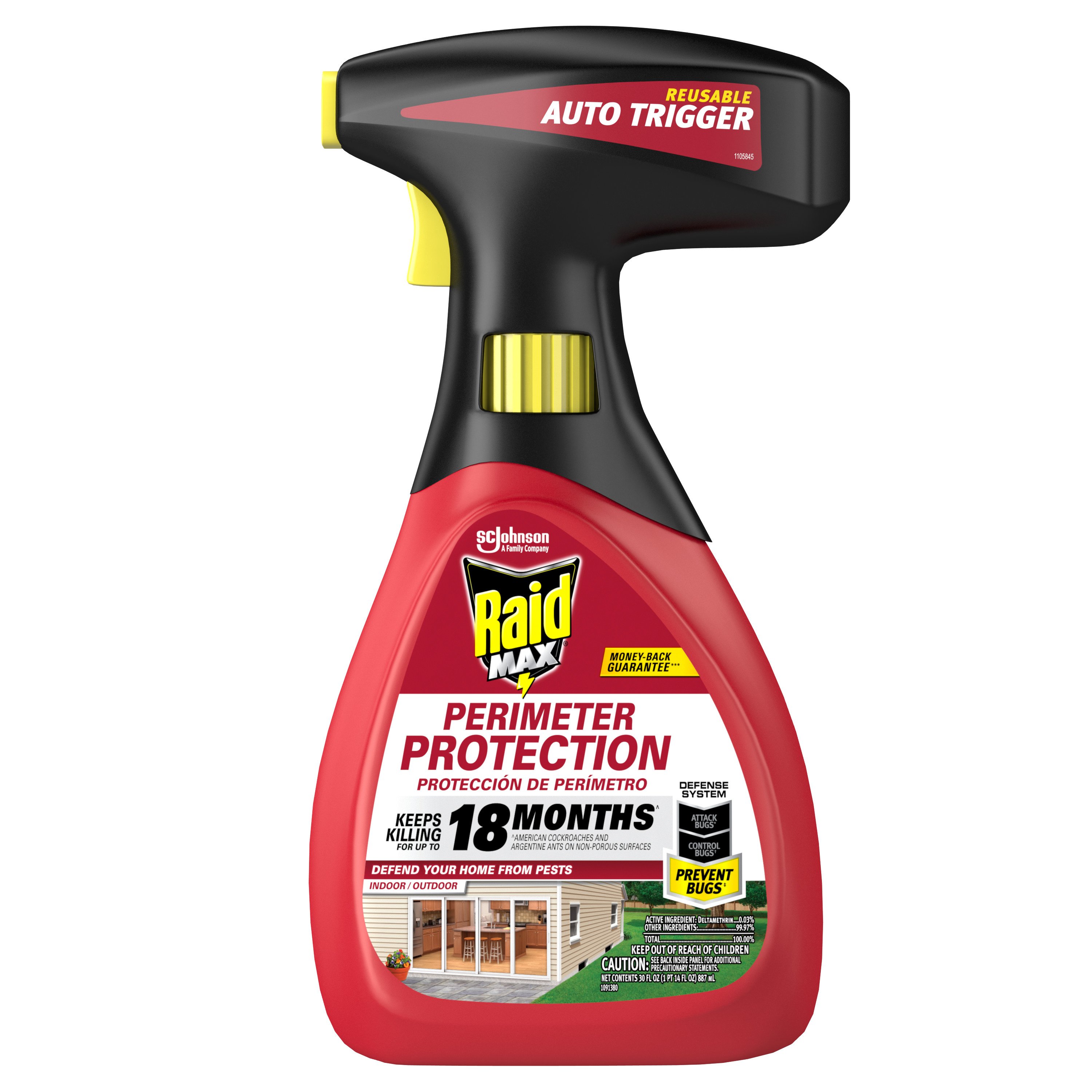 Raid MAX Perimeter Protection Spray - Shop Insect killers at H-E-B