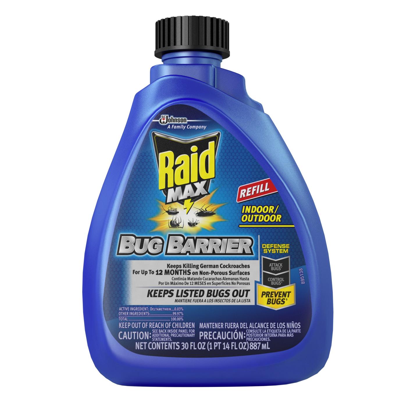 Raid Max Bug Barrier Trigger Refill - Shop Insect killers at H-E-B