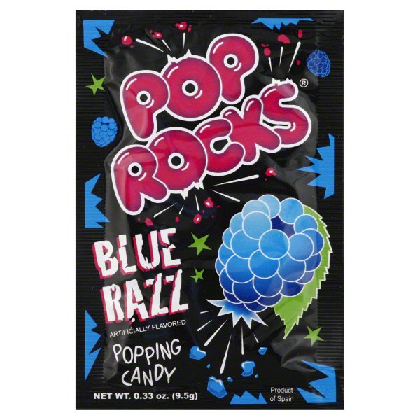 Pop Rocks Blue Razz Popping Candy - Shop Snacks & Candy at H-E-B