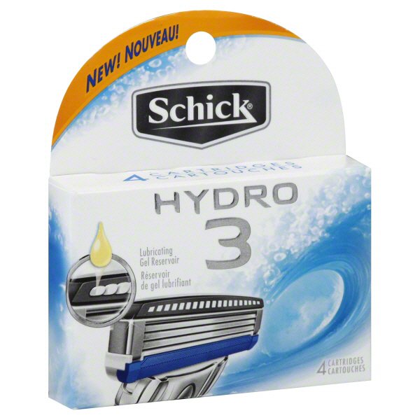Schick Hydro 3 Cartridges - Shop Razors & blades at H-E-B