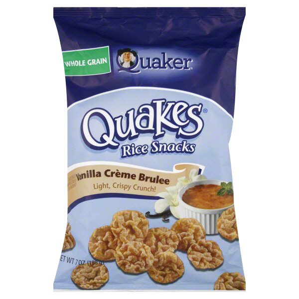 Quaker Quakes Vanilla Creme Brulee Rice Snacks - Shop Rice cakes at H-E-B