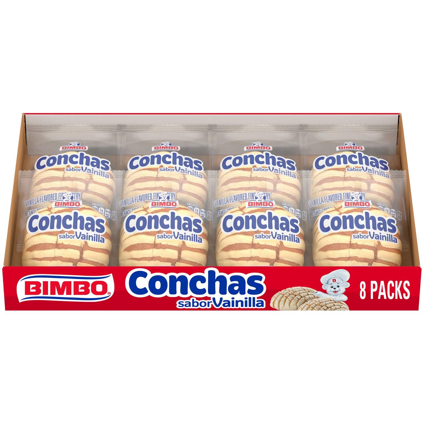 Bimbo Conchas Vanilla Pastry - Shop Snack cakes at H-E-B