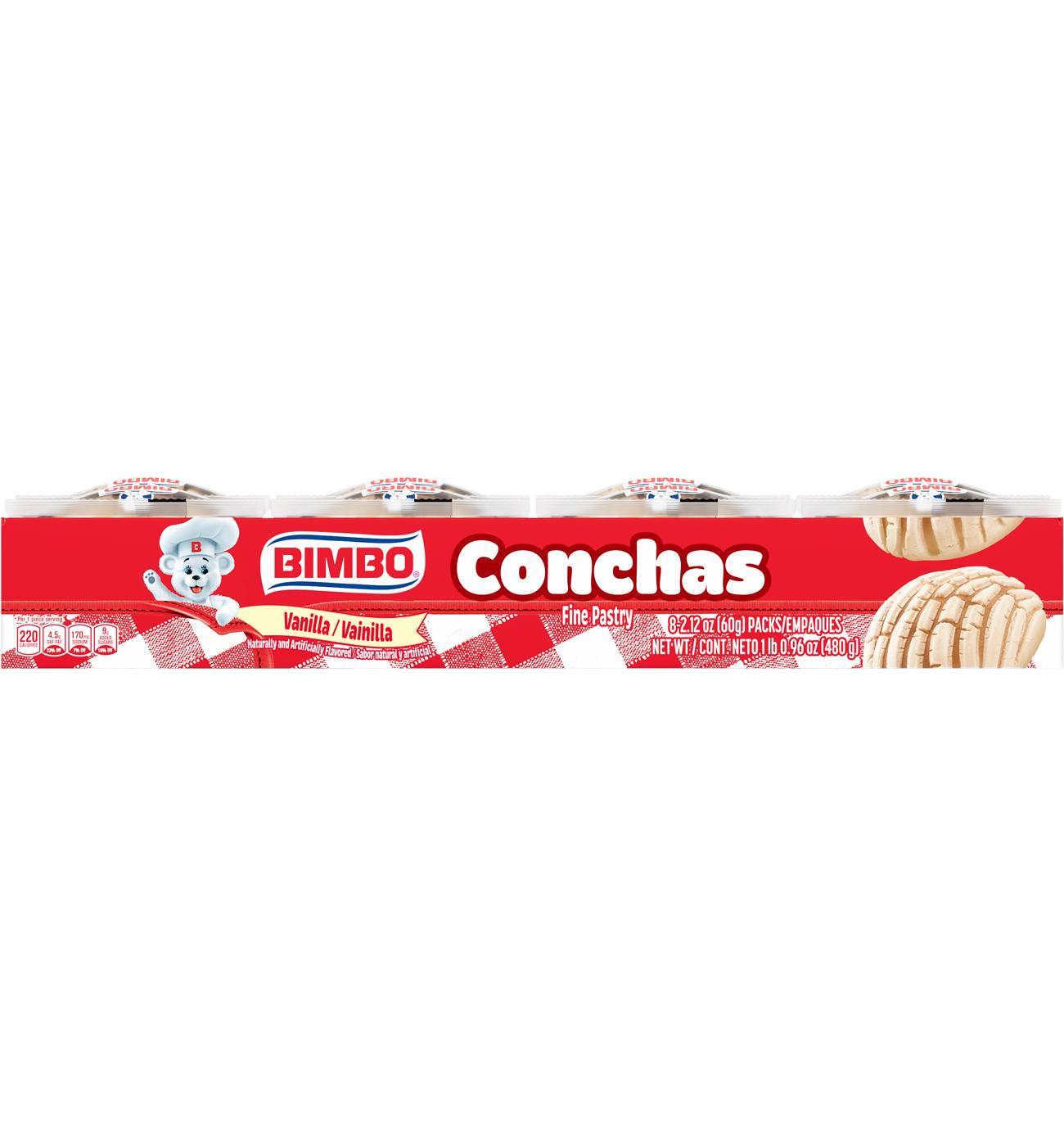 Bimbo Conchas Vanilla Pastry - Shop Snack cakes at H-E-B