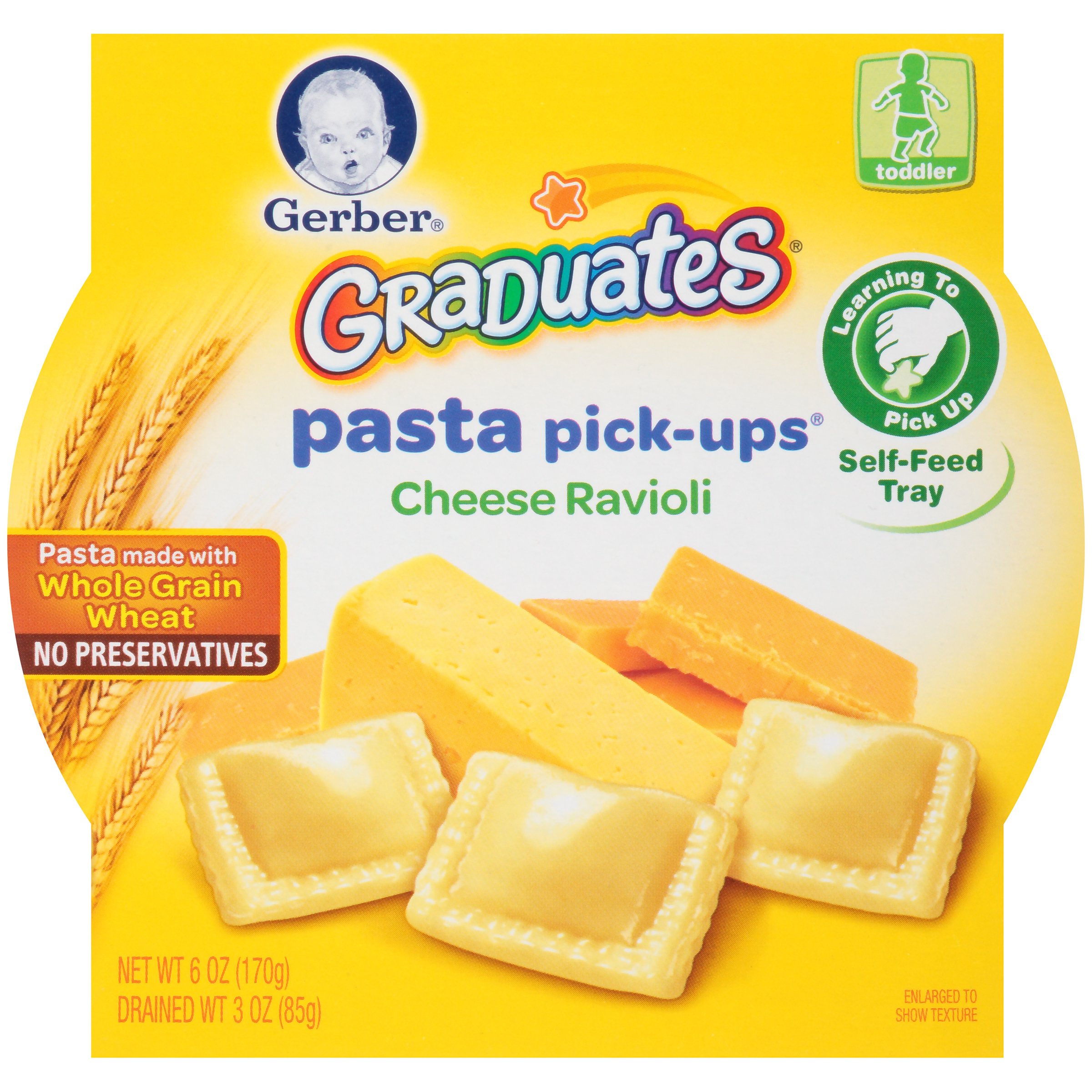 Gerber Graduates for Toddlers Pasta Pick-Ups Cheese Ravioli - Shop Food ...