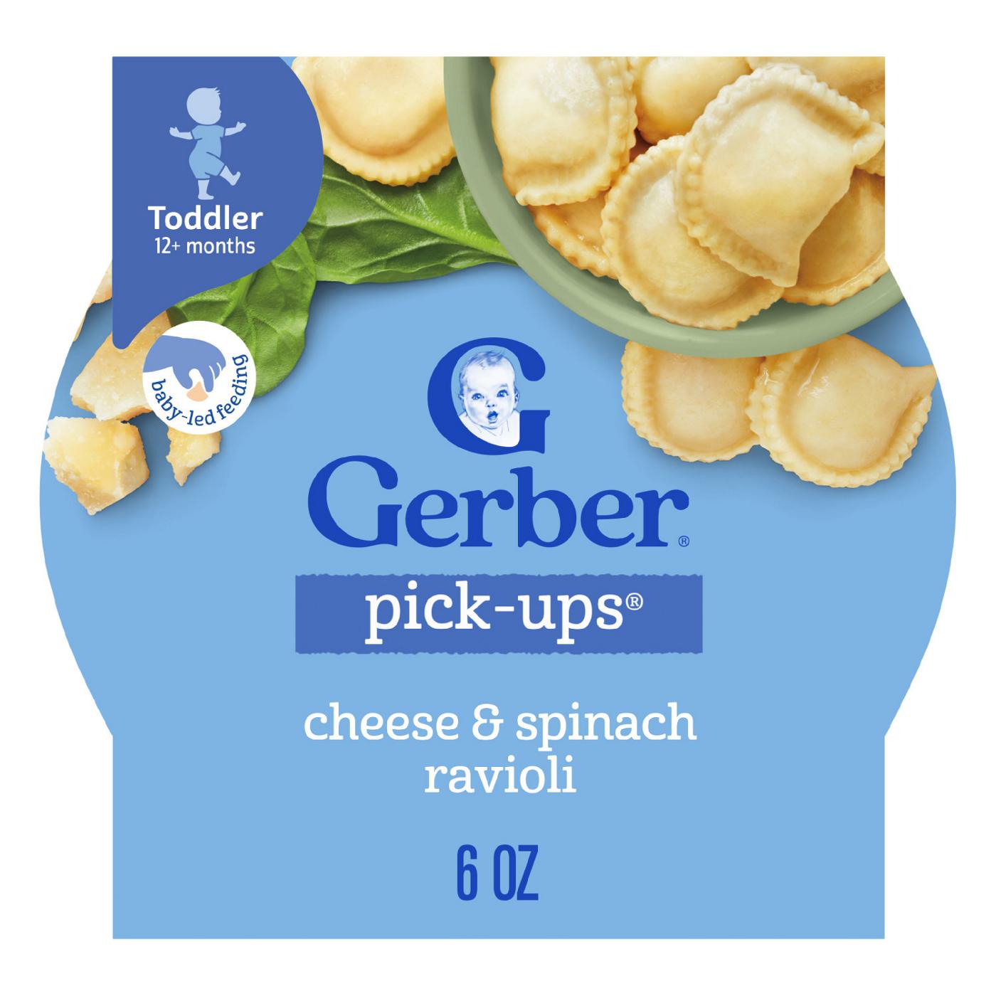 Gerber Mealtime for Toddler Pick-Ups - Cheese & Spinach Ravioli - Shop ...