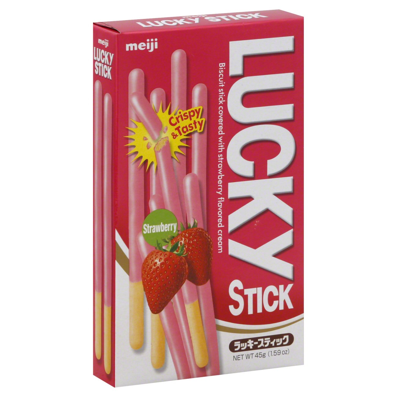 Meiji Strawberry Lucky Sticks - Shop Snacks & Candy at H-E-B