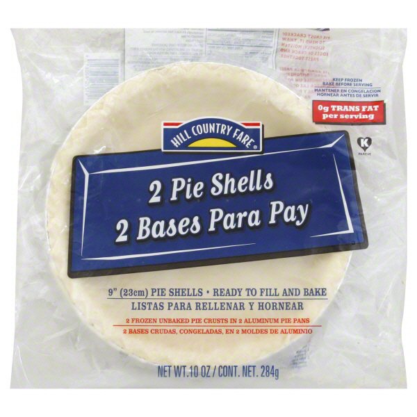Hill Country Fare Regular Raw Pie Shells 9" - Shop Desserts & pastries ...