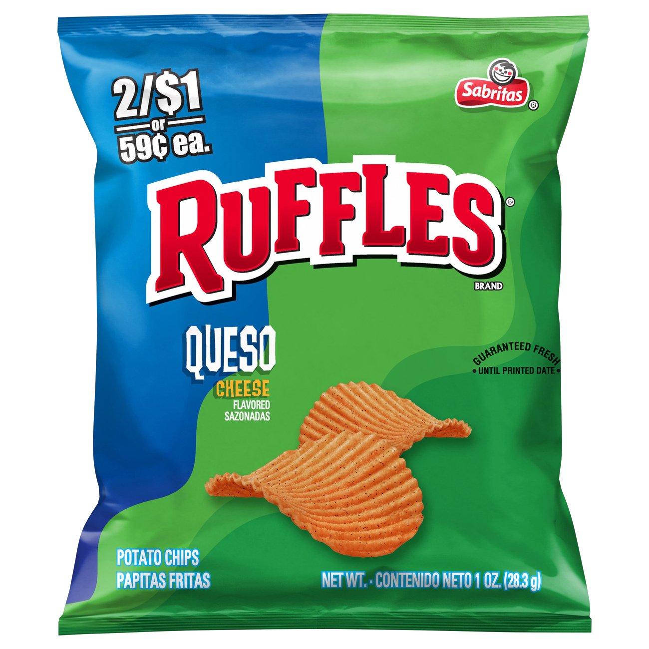 Ruffles Queso Cheese Potato Chips - Shop Snacks & Candy at H-E-B