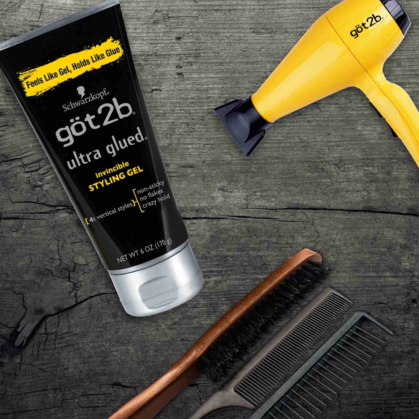Got2b Ultra Glued Invincible Styling Hair Gel - Shop Styling products ...