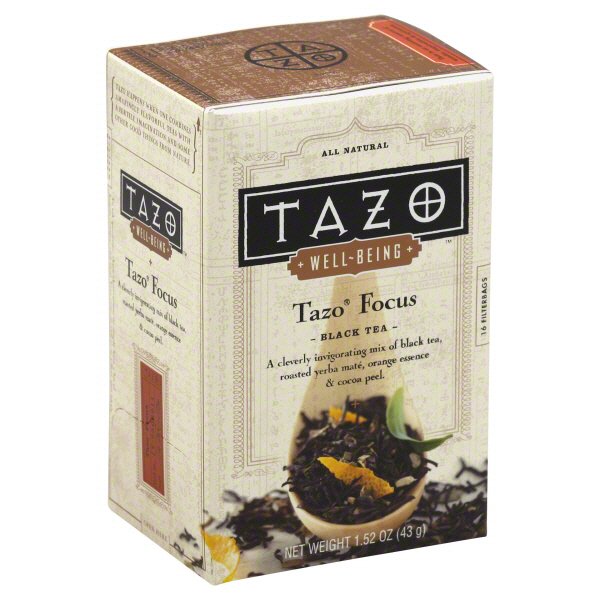 Tazo Well-Being Focus Black Tea Bags - Shop Tea at H-E-B