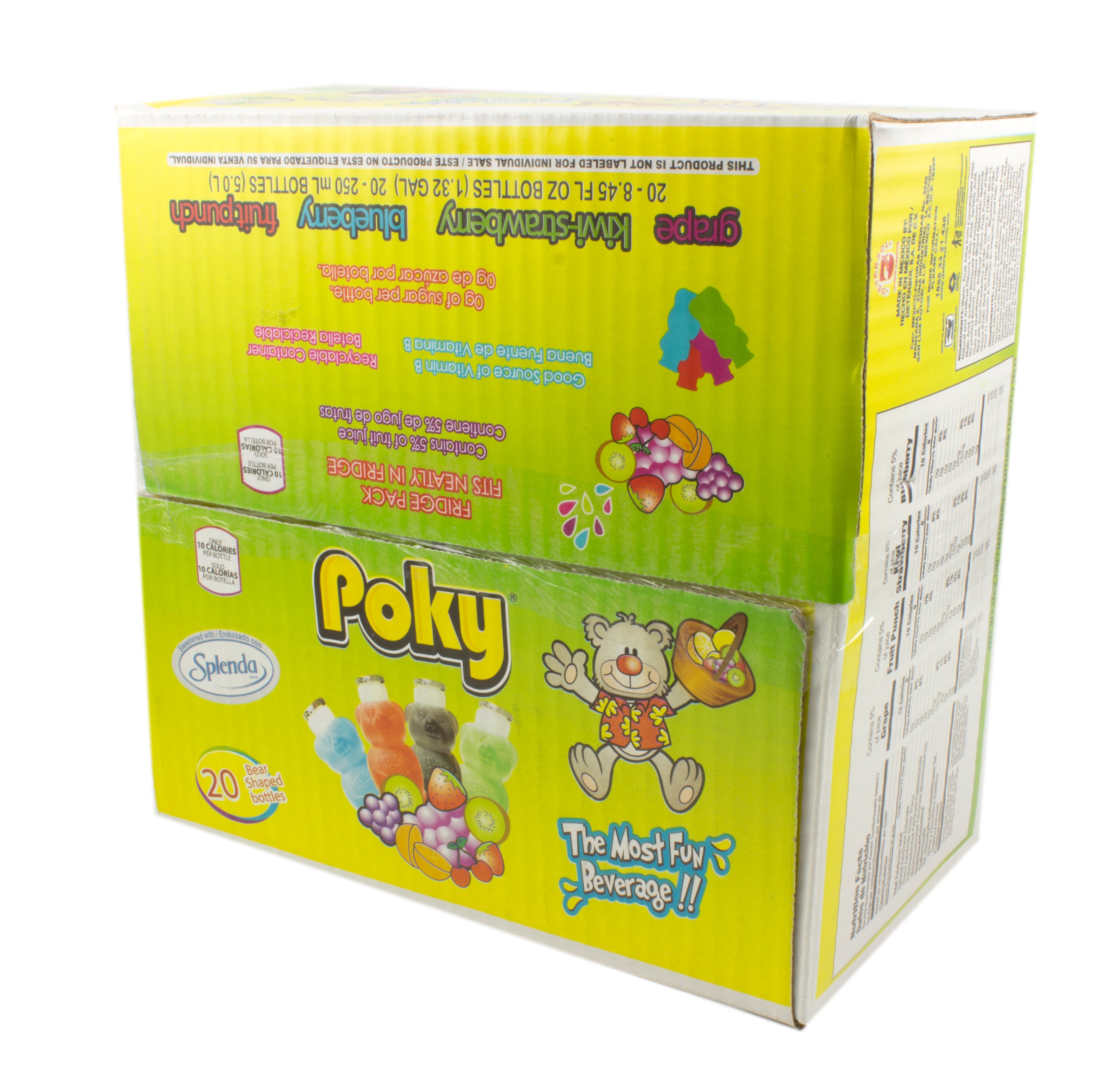 Poky Assorted Fruit Beverages with Splenda - Shop Juice at H-E-B