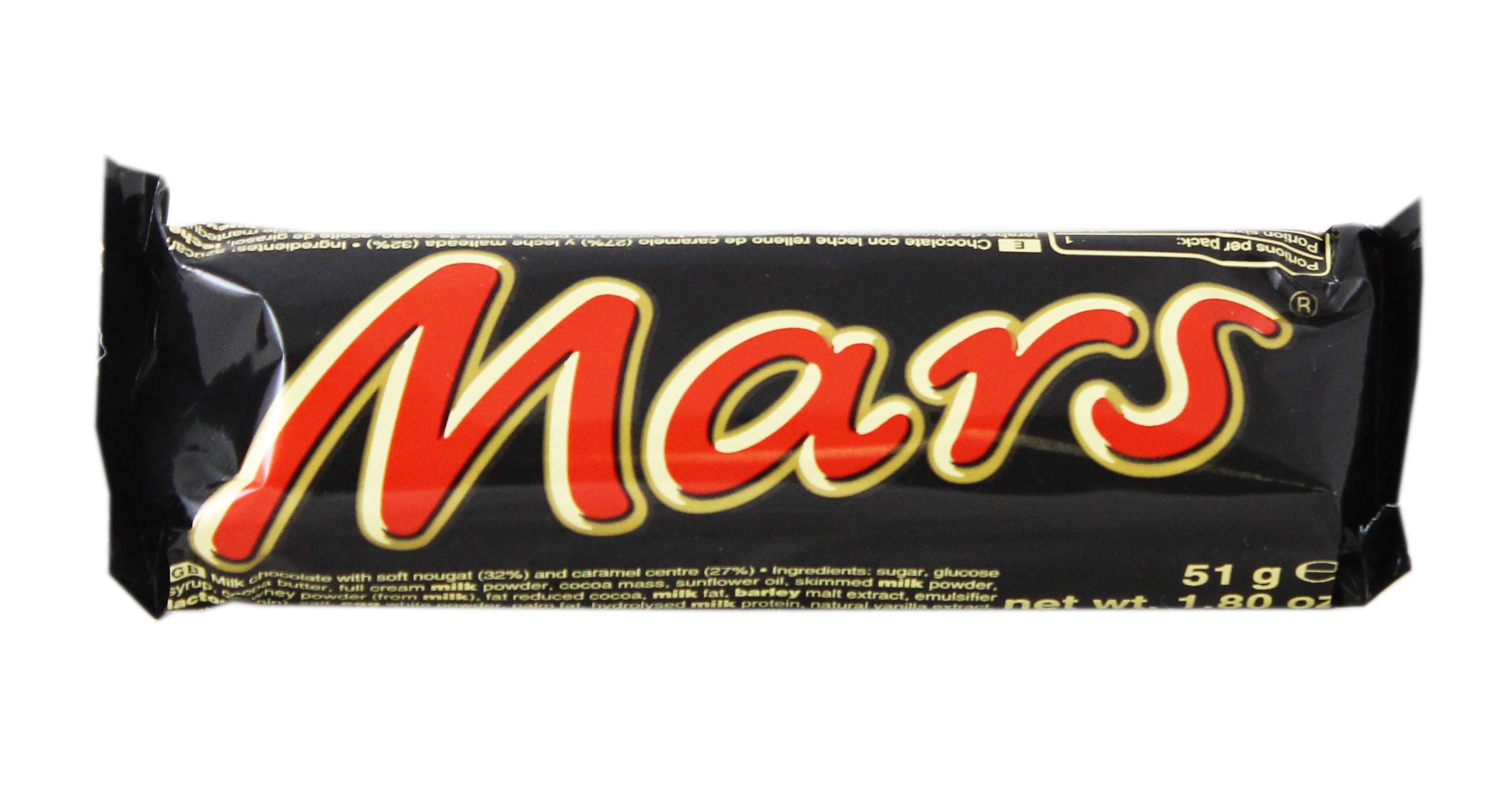 Mars Milk Chocolate with Soft Nougat and Caramel Center - Shop Candy at ...