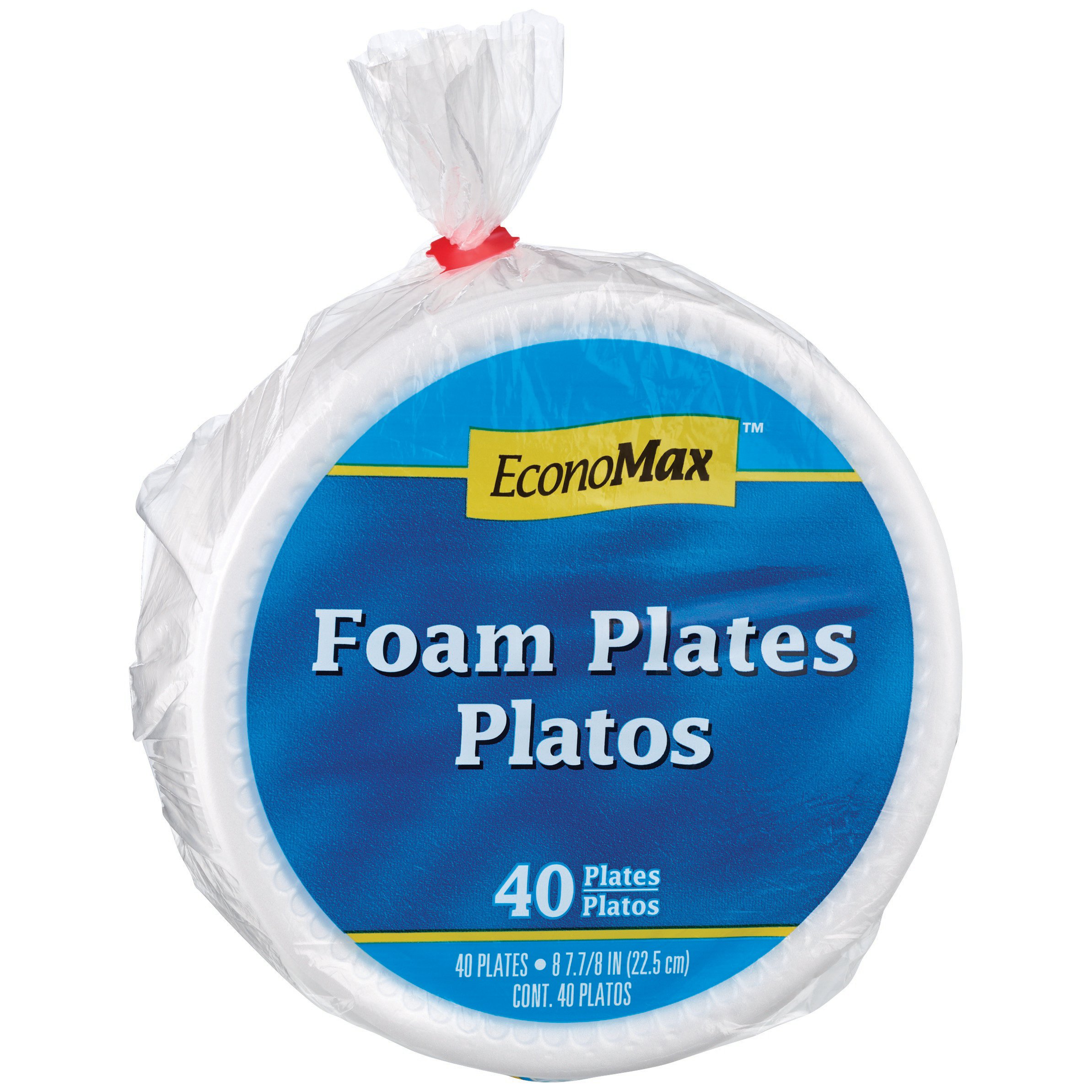 EconoMax Foam Polypropylene 8-7/8 in Plates - Shop Plates & bowls at H-E-B