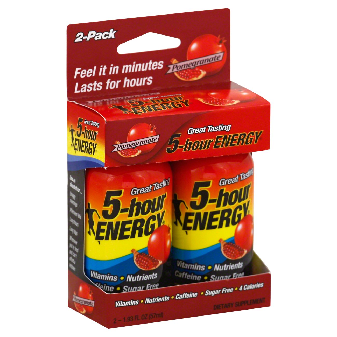 5-hour ENERGY Pomegranate Liquid Energy Shot 2 PK - Shop Sports ...