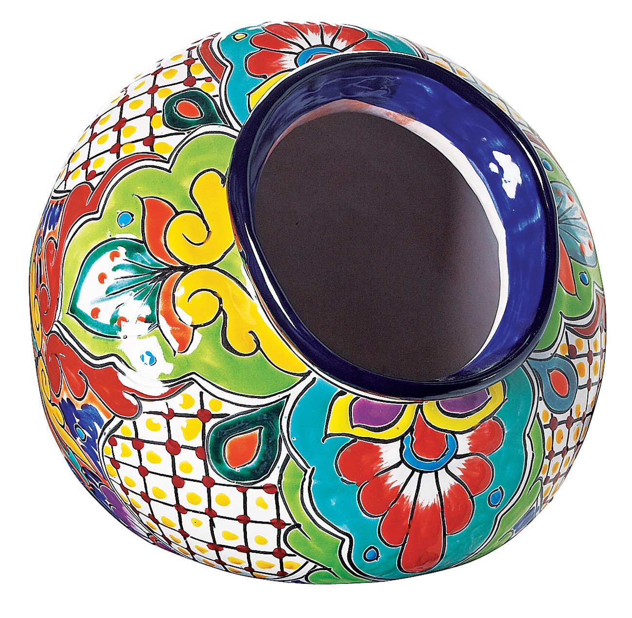 Blue Orange Pottery Talavera Cuban Pot Planter - Shop Pots & Planters ...