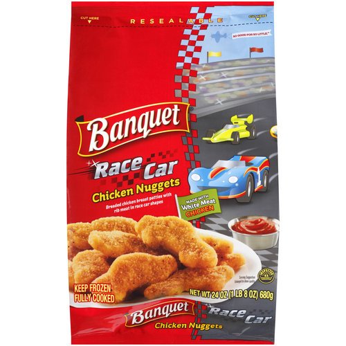 Banquet Race Car Chicken Nuggets - Shop Chicken at H-E-B