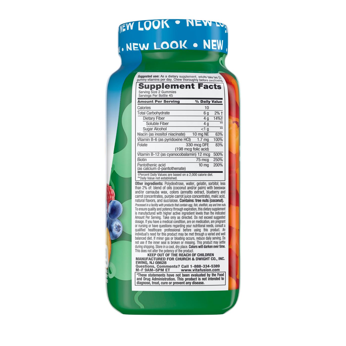 Vitafusion Fiber Well Sugar Free Weight Management Gummies - Peach ...